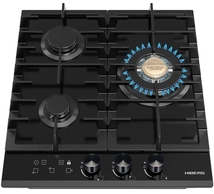 Газовая варочная панель Hiberg VM 4535 B