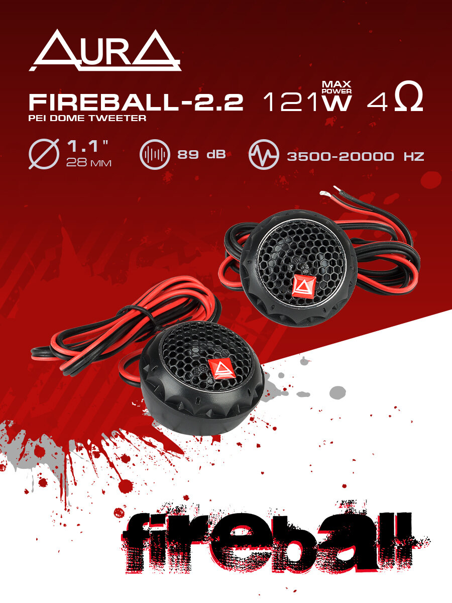 ВЧ-динамики Aura FIREBALL-2.2