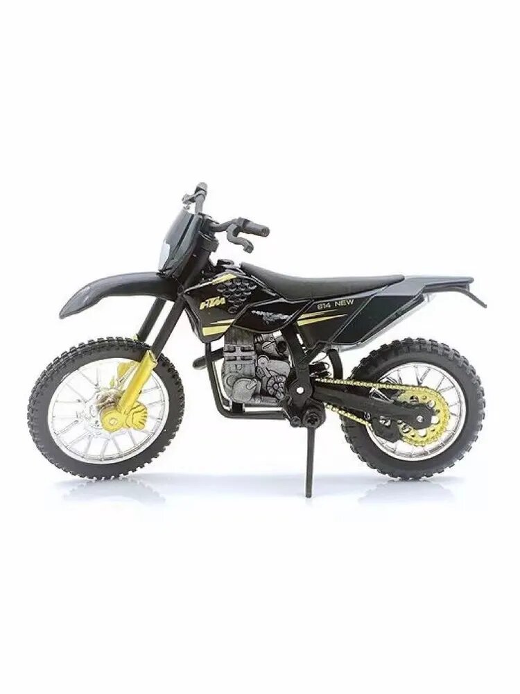 Мотоцикл игрушечный металлический 1:18КТМ внедорожный мотоцикл