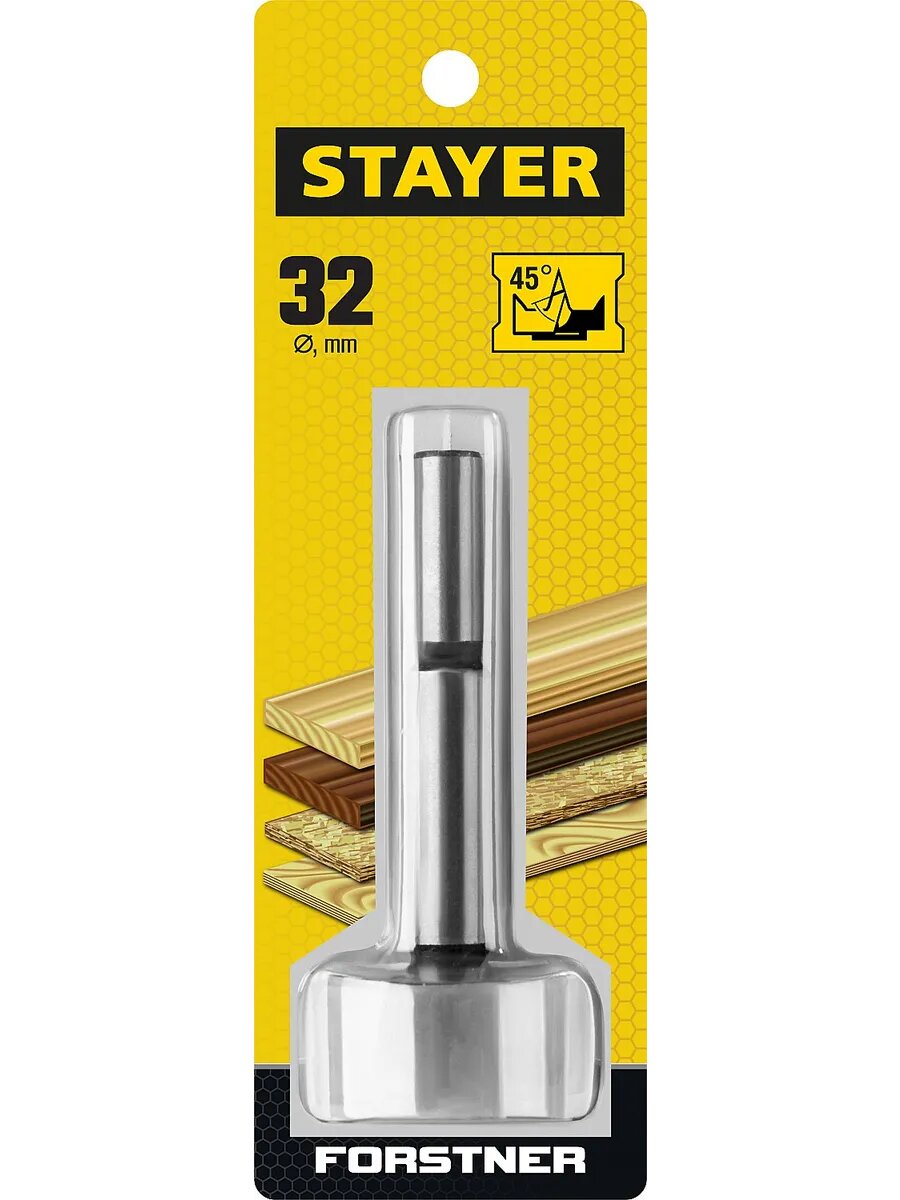 STAYER Forstner, 32 мм, ДСП, cверло Форстнера по дереву