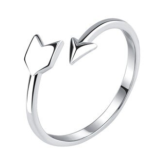 Кольцо тонкое, широкое JEWELIN, серебро, 925 проба, родирование