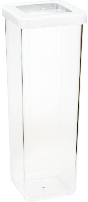 Банка для сыпучих продуктов Idea / Идея степ с крышкой, из полистирола, 1900мл / контейнер для хранения