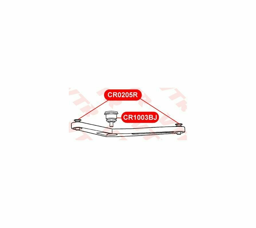 Сайлентблок VTR CR0205R, для Great Wall Safe