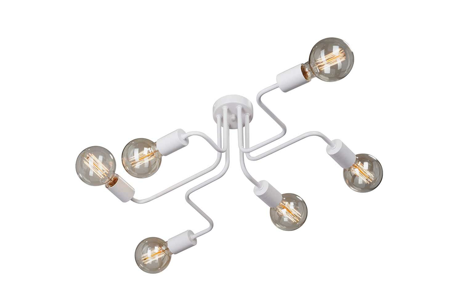 Люстра потолочная VITALUCE Микрон 60x20x40 см, e27, цвет белый