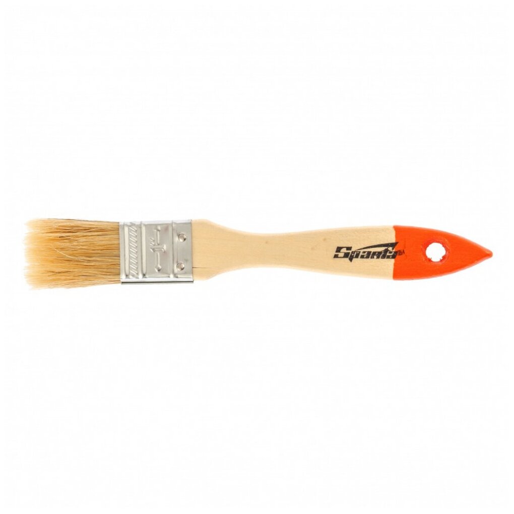 Плоская кисть Slimline 1 SPARTA натуральная щетина, деревянная ручка// 824205