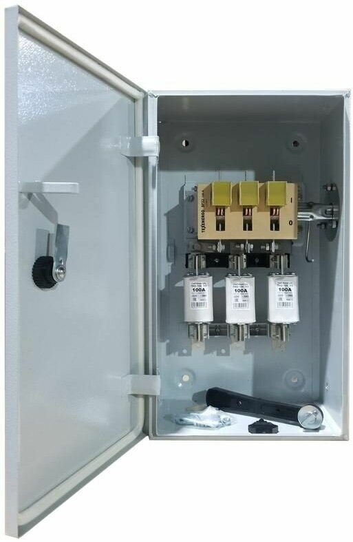 Ящик силовой электрофидер ЯРП, 100 А, IP54, 380 В, ящик выключателя с плавкими предохранителями
