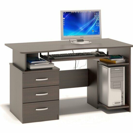 Стол компьютерный Мебельная Фабрика "сокол" КСТ-08.1 Венге