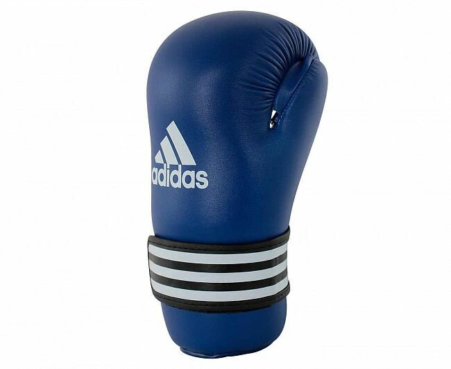 Перчатки для кикбоксинга WAKO KICKBOXING SEMI CONTACT GLOVES - ADIWAKOG3(Blue)L