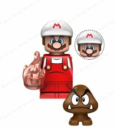 Мини-фигурки для конструктора Марио с Гумбой "Super Mario"