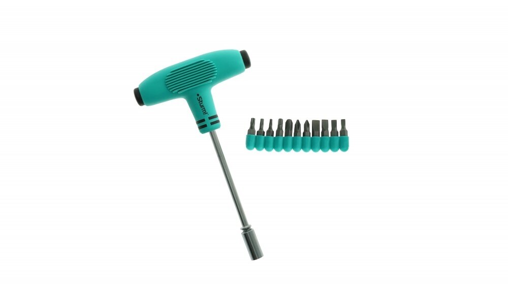 Отвертка с насадками, 21ед, магнитный наконечник Sturm! 1040-09-S21