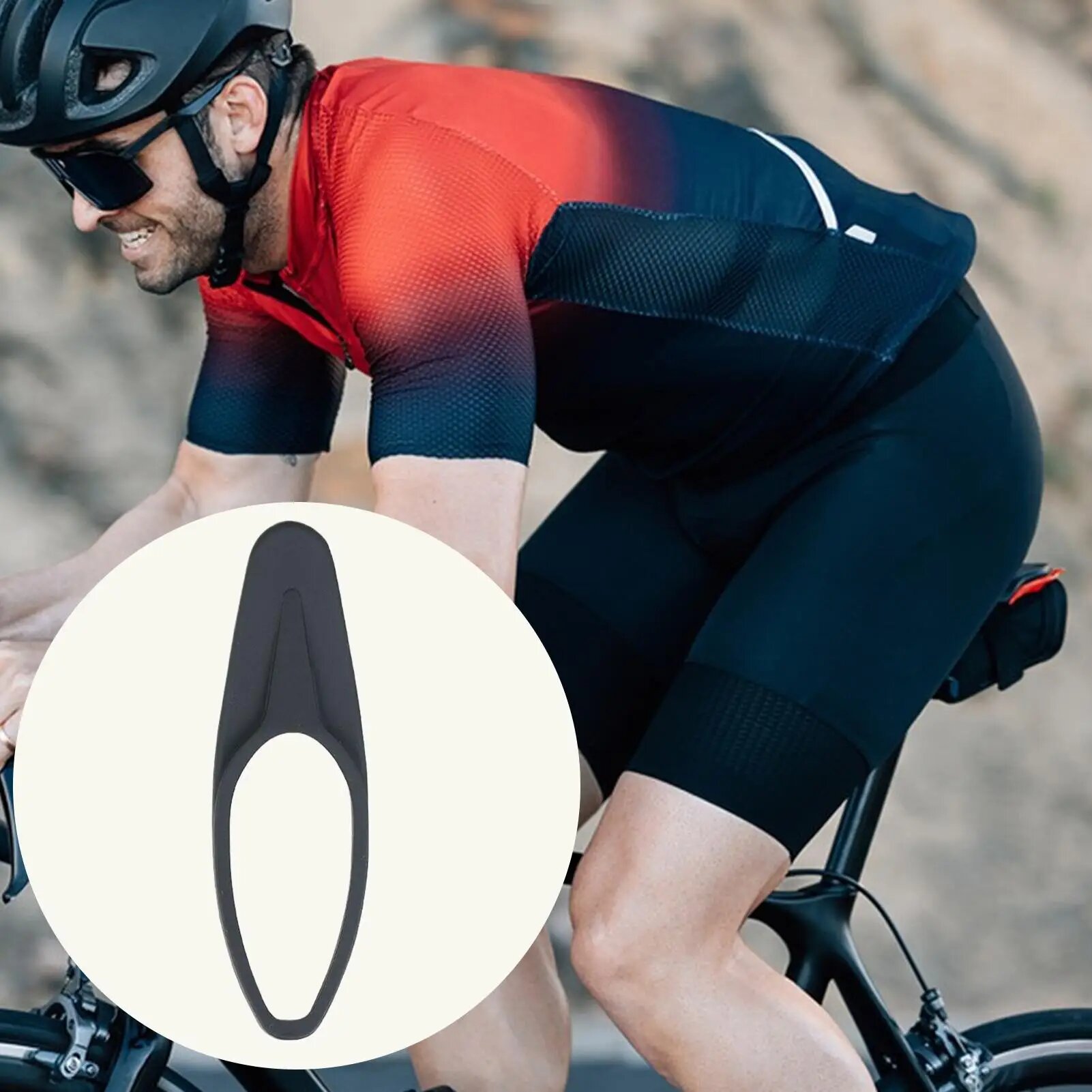 Силиконовый пылезащитный колпачок для подседельного штыря Silicone seat post washer
