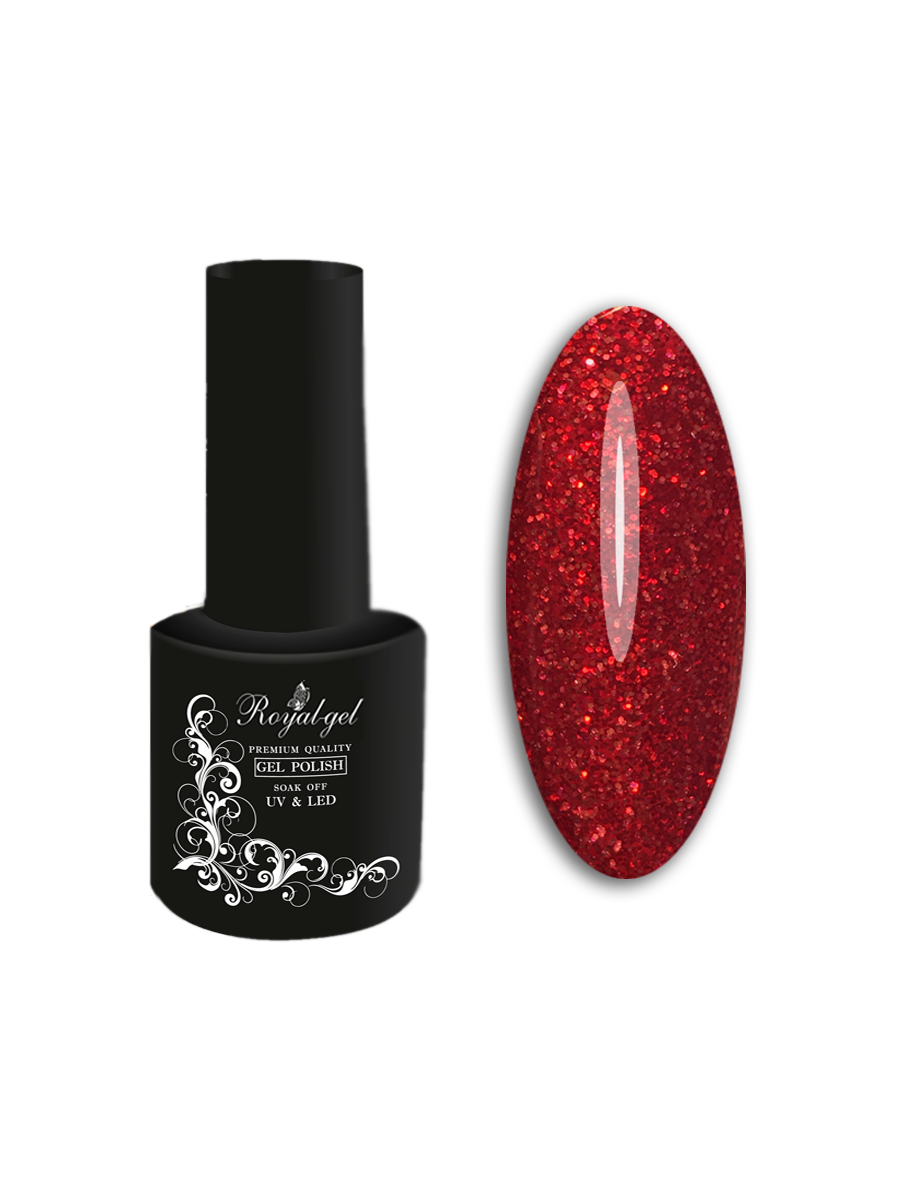 Гель лак Royal-gel "Звездная россыпь" 10 мл. ZR23