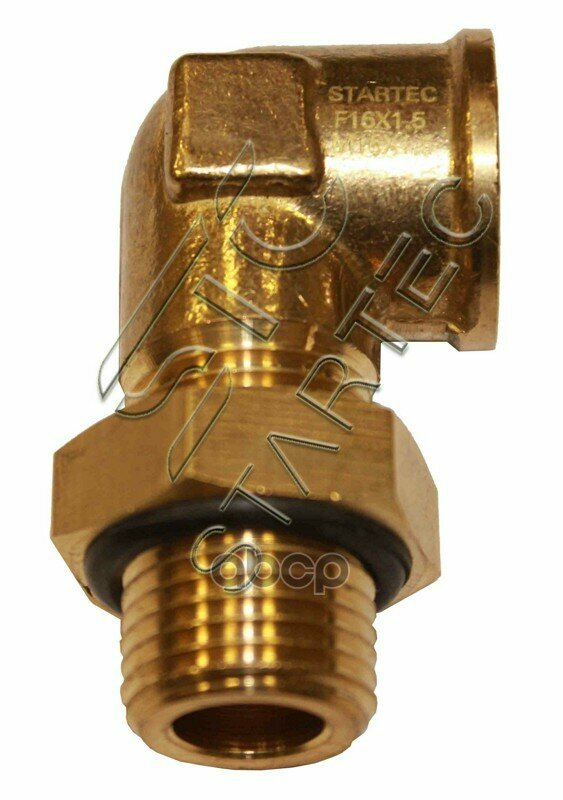 Соединитель трубки ПВХ, полиамид М16x1.5 F12x1.5 угловой латунь STARTEC STARTEC арт. INF.11. M16F12L