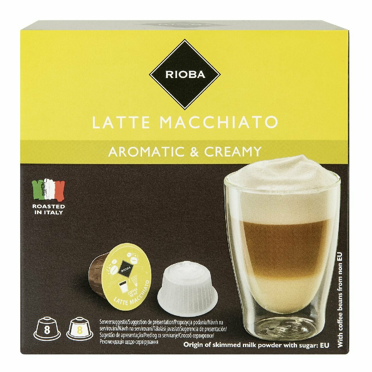 Кофе Dolce Gusto Latte Macchiato в капсулах 12 г х 16 шт x 5 упаковок