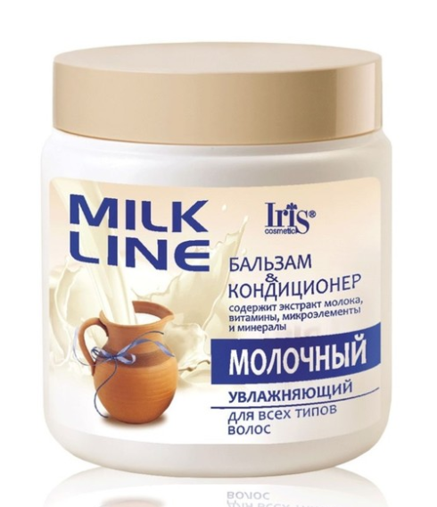 Бальзам-кондиционер Iris Молочный, основной уход, 500 мл.