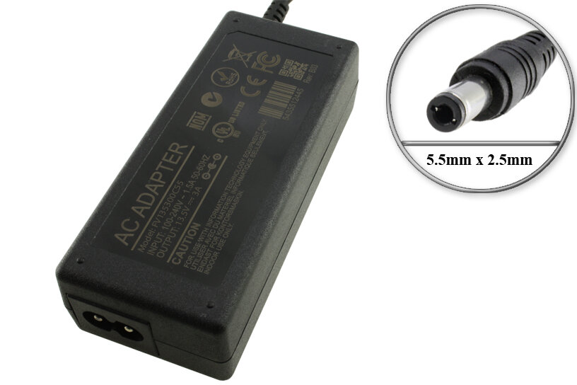Адаптер (блок) питания 13.5V,3A,40W, 5.5mm x 2.5mm( Y1350300)для светодиодных (LED) ламп, ЗУ для различного оборудования.