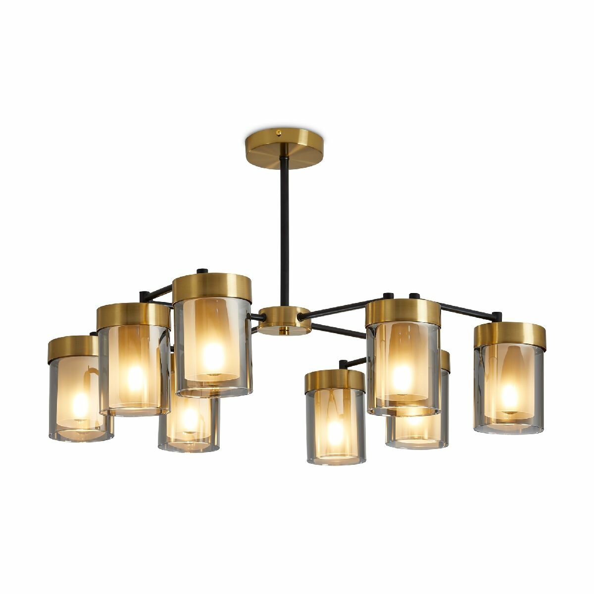 Подвесной светильник Freya FR5432PL-08BBS, E14, IP20, 40 Ватт