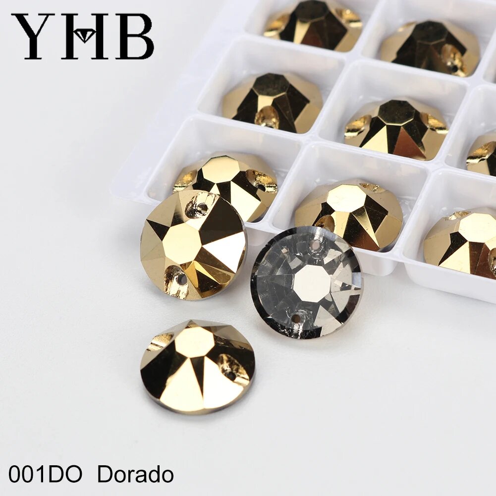 Кристаллы YHB Dorado 12mm, 40шт