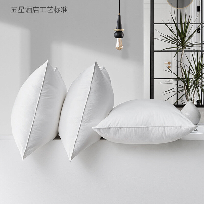 Подушка из чистого хлопка, ядро подушки для отеля, 3D перо, бархат, медленное восстановление, подушка для взрослых из хлопка, подушка с эффектом памяти, подушка для шеи