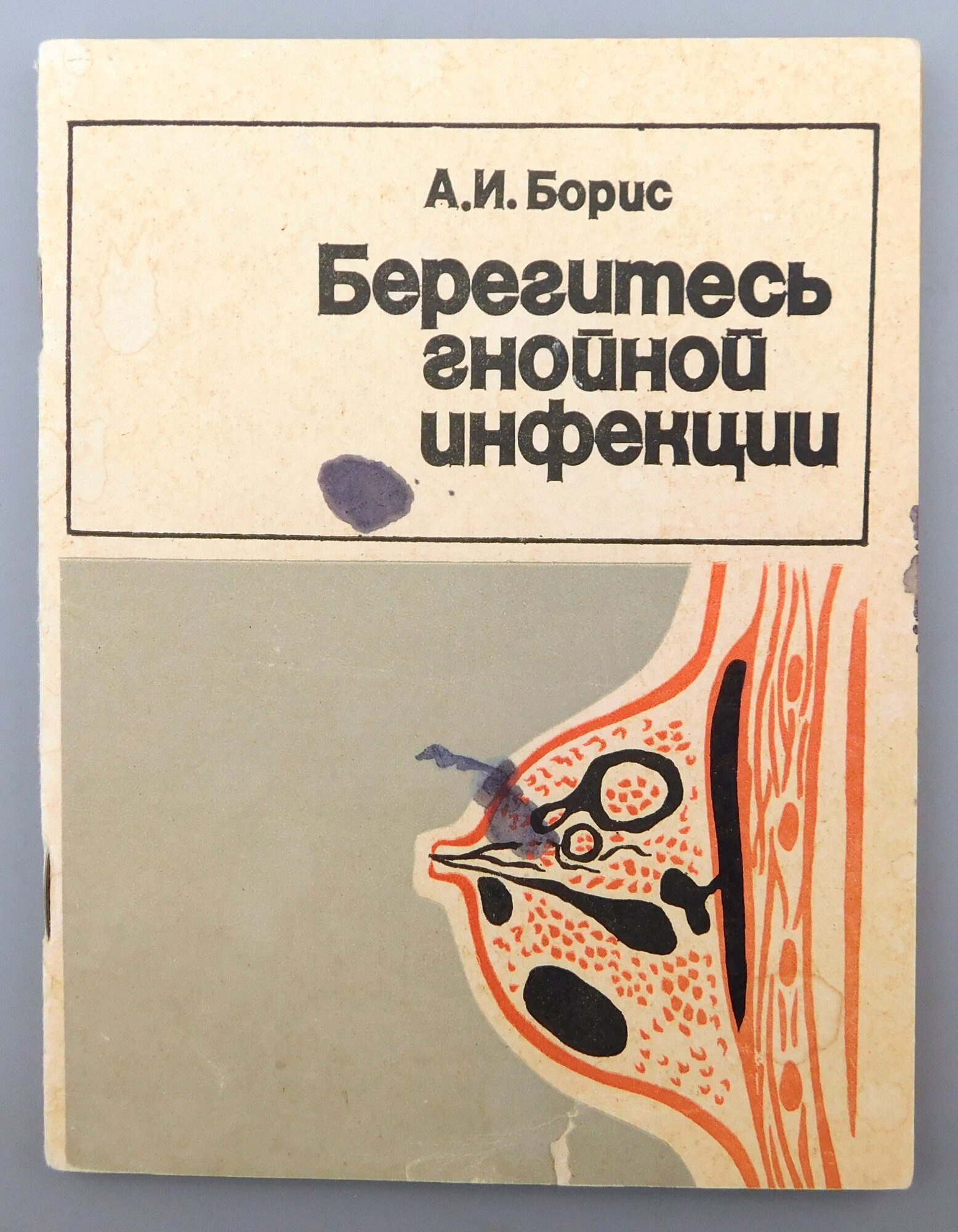 Книга Берегитесь гнойной инфекции Борис А. И. 1980 год