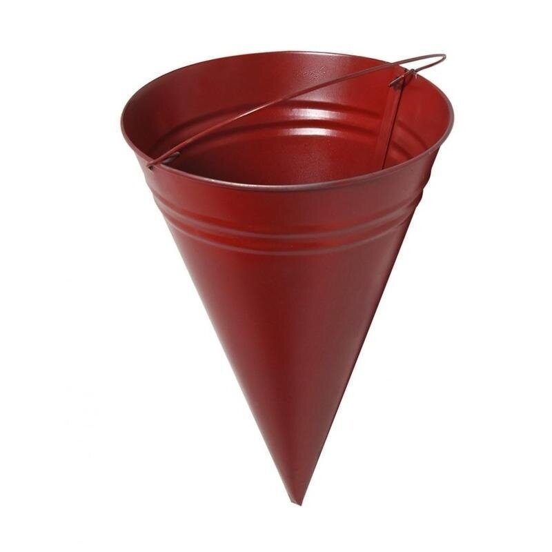 Пожарное ведро ярпожинвест конусное, красное, 7 л