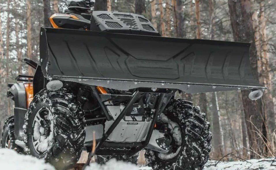 Отвал для квадроцикла универсальный с быстросъемным креплением Quick3 черный 150 см (кроме BRP и Aodes)