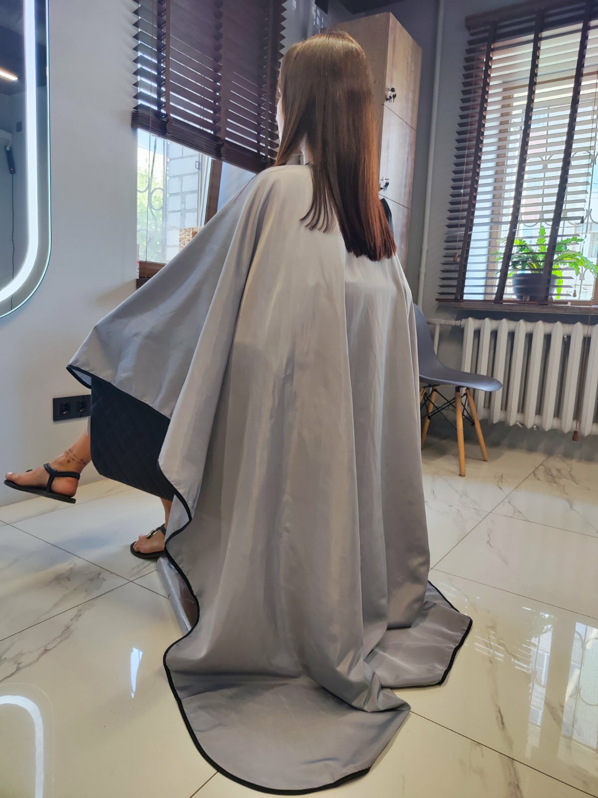 Пеньюар для клиента, серый