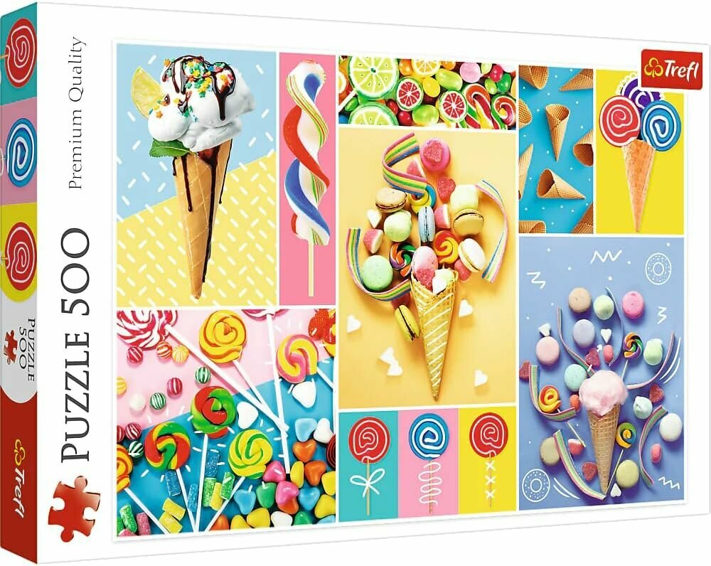 Trefl Пазлы для взрослых и детей "Любимые сладости" 500 элементов