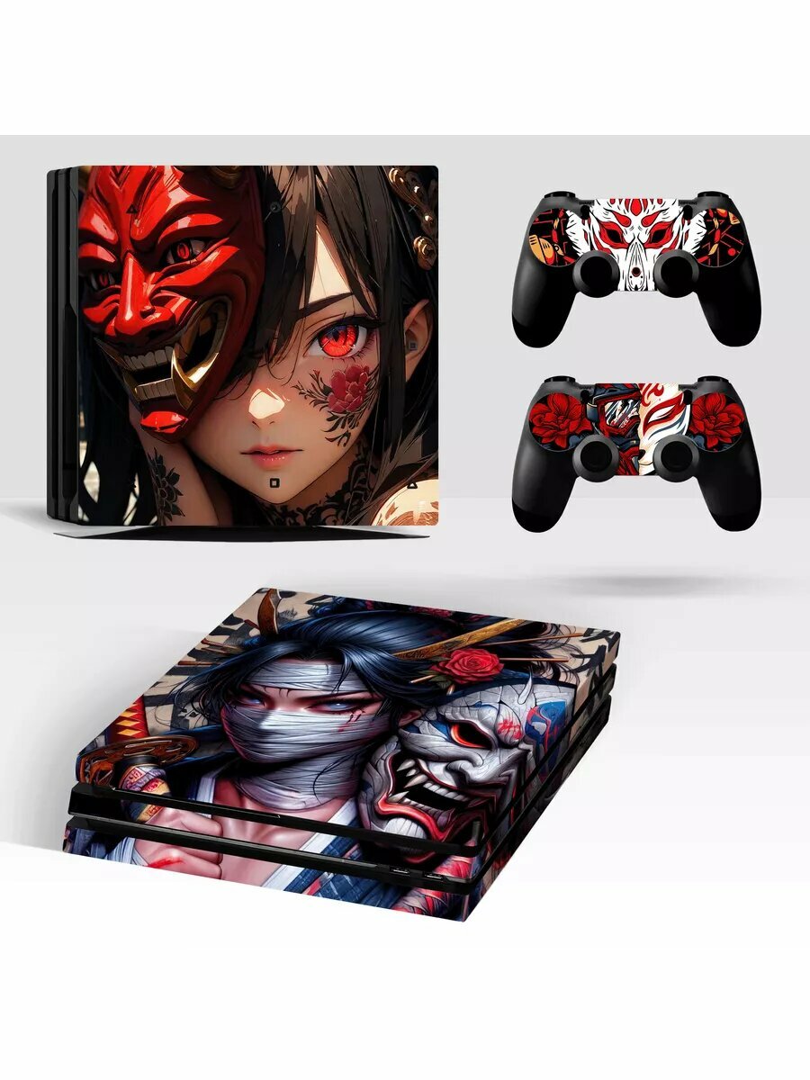 Наклейка защитная на игровую консоль PlayStation 4 PRO