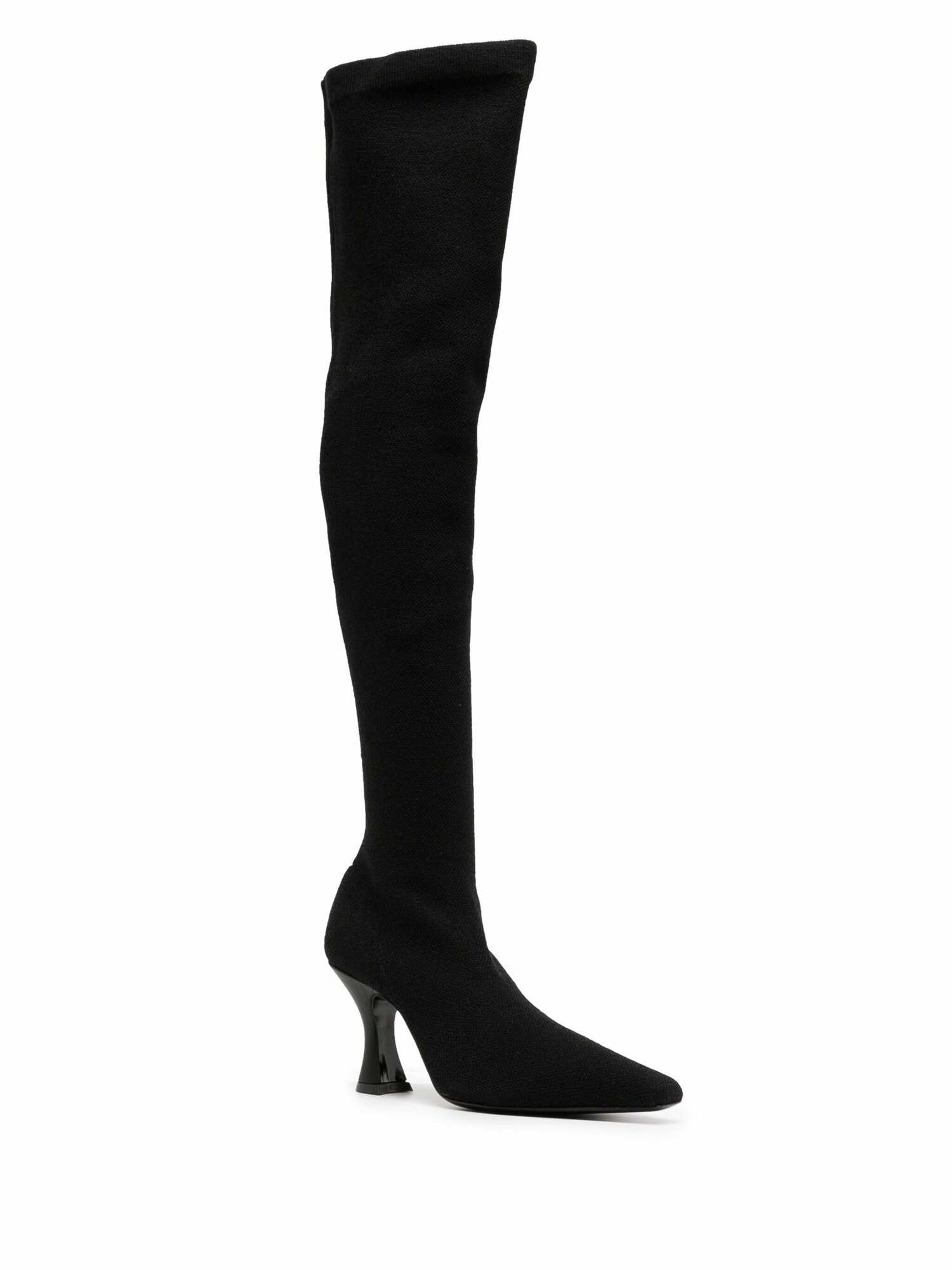 Ботинки NEOUS 80mm leather knee boots, размер 36, черный — фото 1