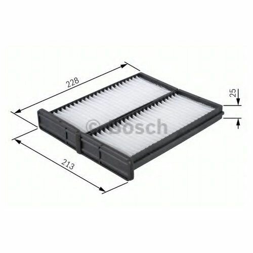 Фильтр салонный Bosch 1 987 432 086 для Mitsubishi Carisma (1995-2006), Mitsubishi Colt (1995-2004), Mitsubishi Lancer (1995-2003)