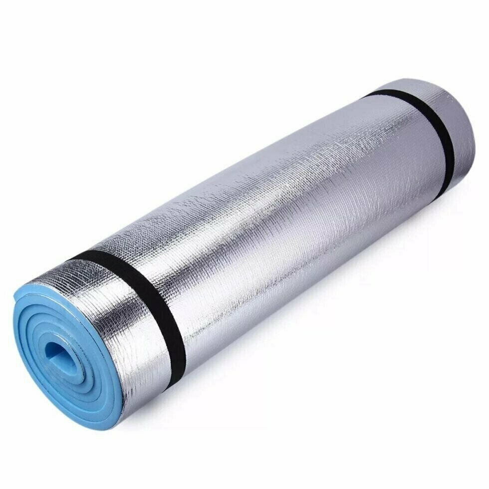 Коврик туристический "Brand", фольгированный, 10мм, 180x60см