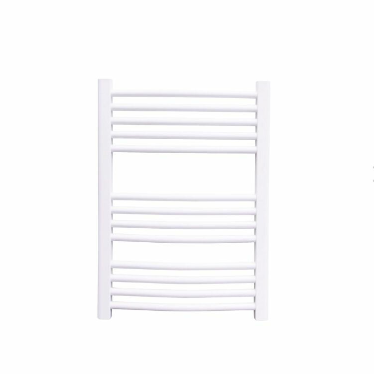 Полотенцесушитель водяной FLUMEN UK 500х700 мм стальной белый