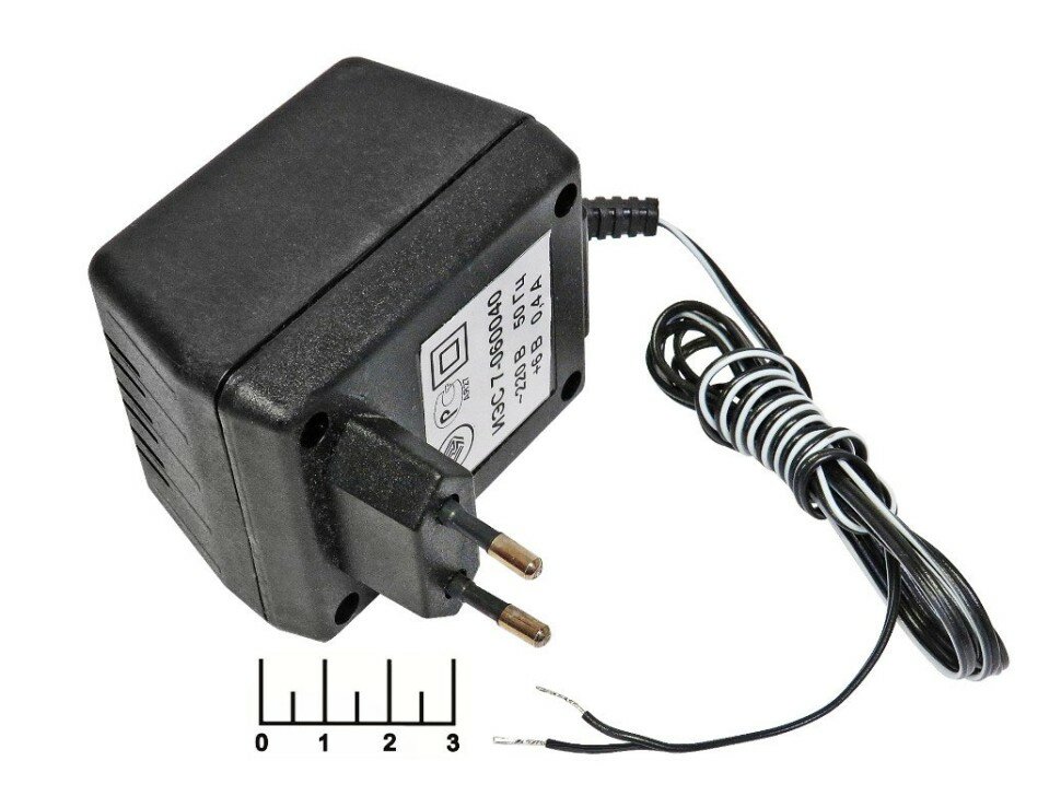 Блок питания 6V 0.4A ИЭС7-060040
