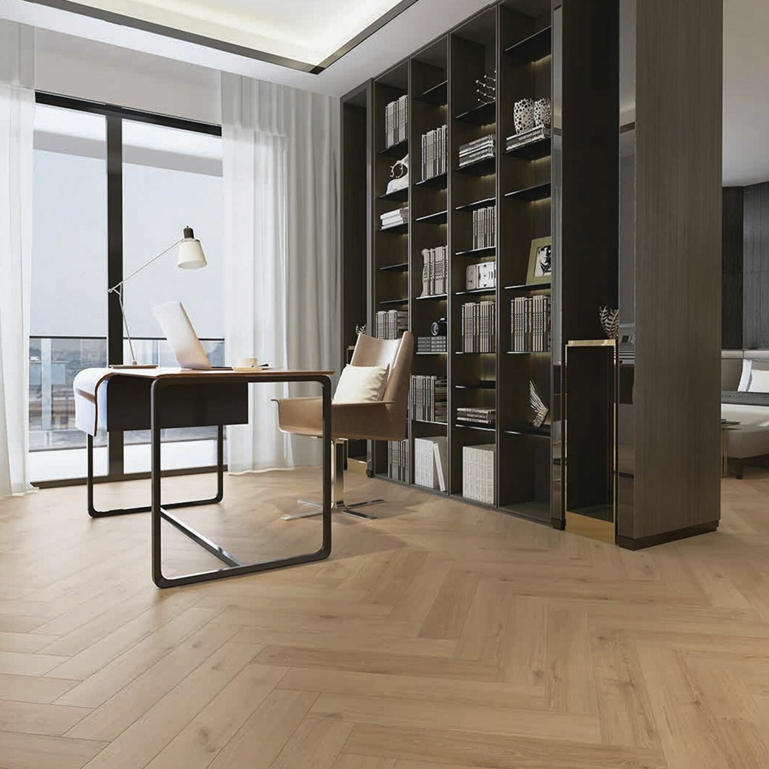 Ламинат Classen Manor, для теплого пола, 33 класса, 8 мм, горчичный дуб