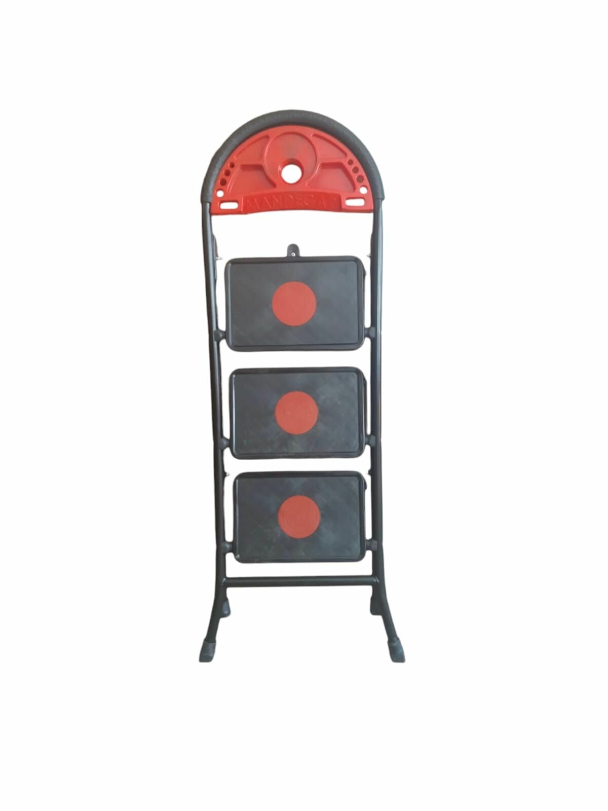 Стремянка с широкими ступенями ASEMAN 3 ступени с лотком