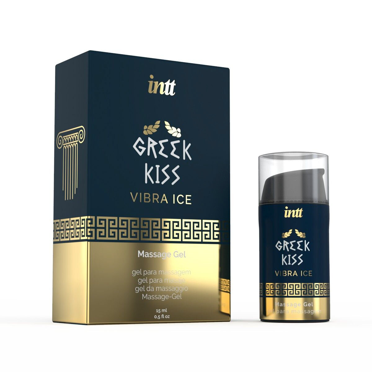 Гель-крем-смазка INTT "Greek Kiss", для анального секса, с дозатором, 15г