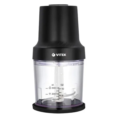 Измельчитель электрический Vitek VT-7131 0.3л. 800Вт черный