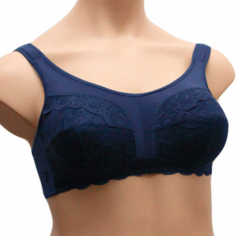 Бюстгальтер VALERIA для фиксации протеза молочной железы арт. ЛФ0789-1К 061 р.90D/т. синий