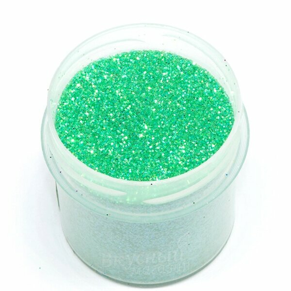 Блестки кондитерские Светло-зеленый Meadowbrook, 10 гр. (Набор из 3 шт.)