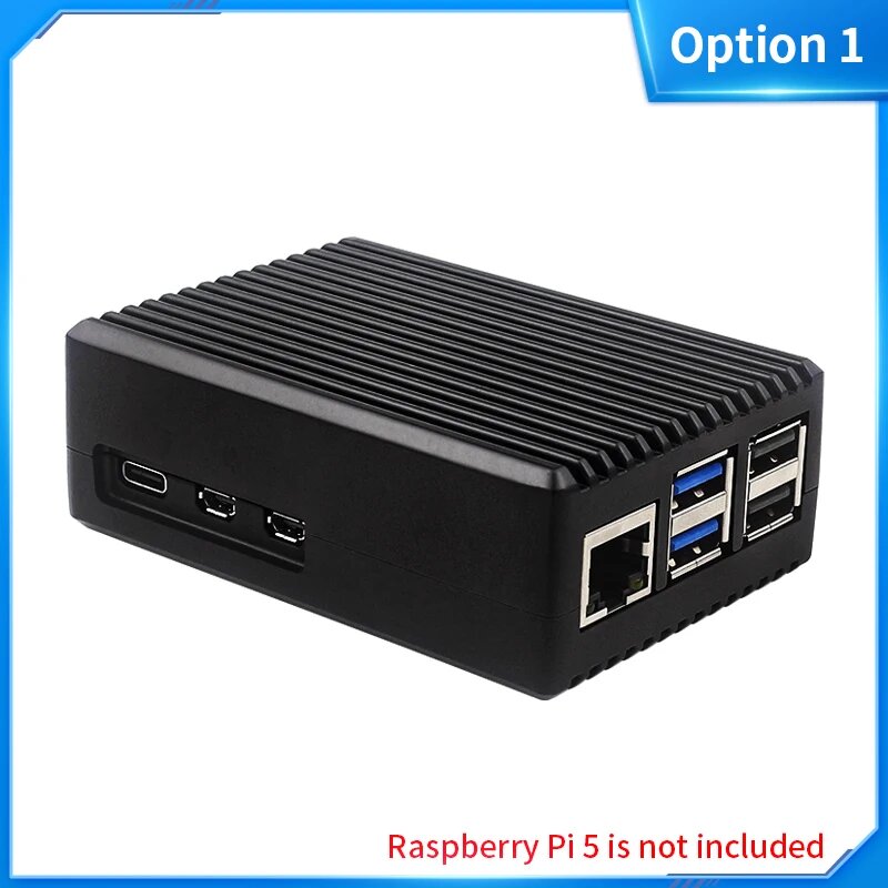 Корпус для Raspberry Pi 5, алюминиевый