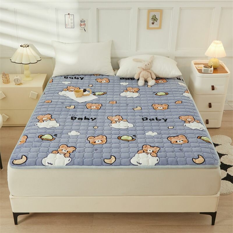 Самый продаваемый всесезонный теплый мягкий матрас-одеяло 200x230cm