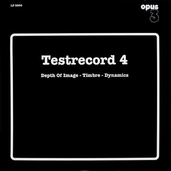Test Record 4 - Тестовая пластинка (Depth Of Image, Timbre, Dynamics) (LP)