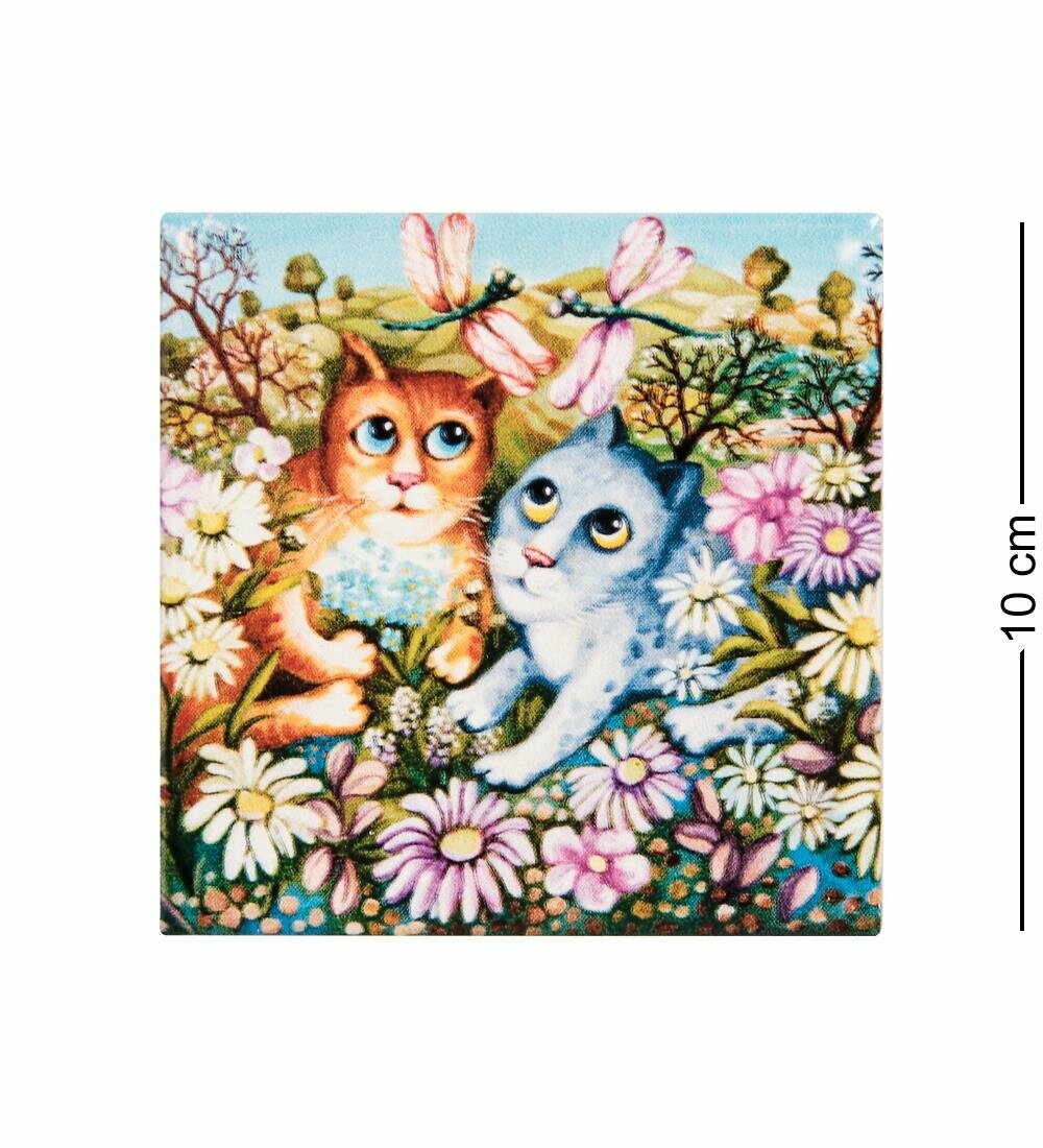 Магнит Радость маленькой семьи 10х10 A2158853 Artangels, Керамика, магнитная основа