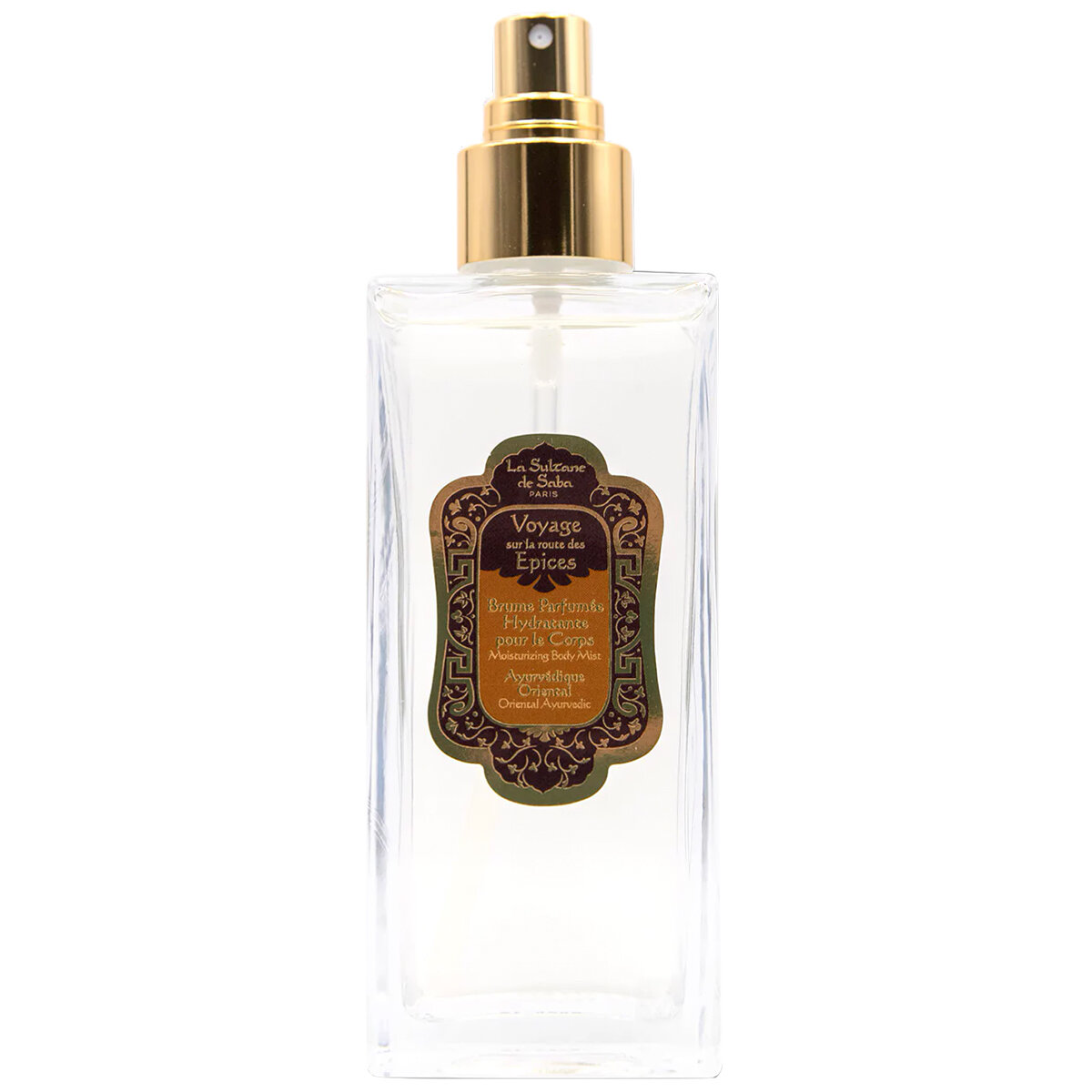 Спрей парфюмированный увлажняющий для тела La Sultane De Saba Amber Vanilla Patchouli Moisturizing Mist, 200 мл