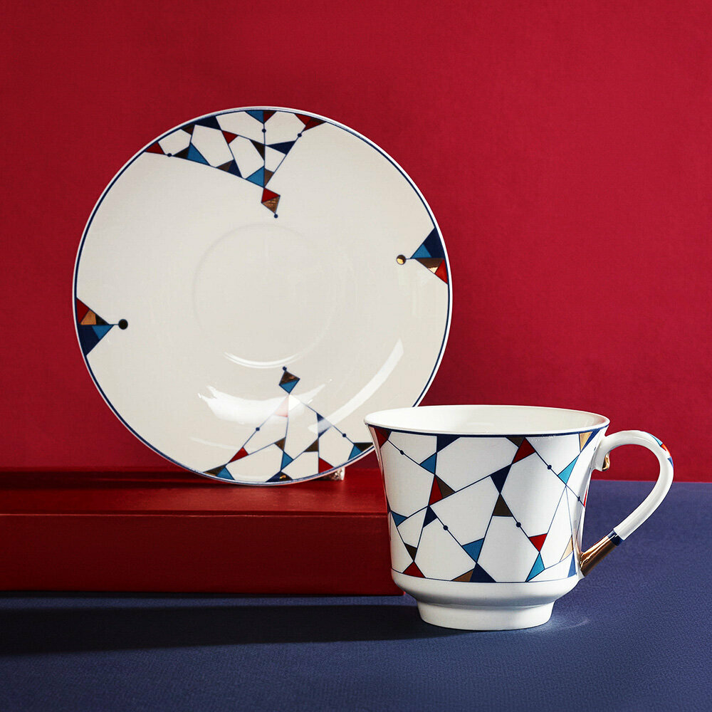 MILLIMI Фьюжн Набор чайный 12 пр, 220мл, 15см, костяной фарфор