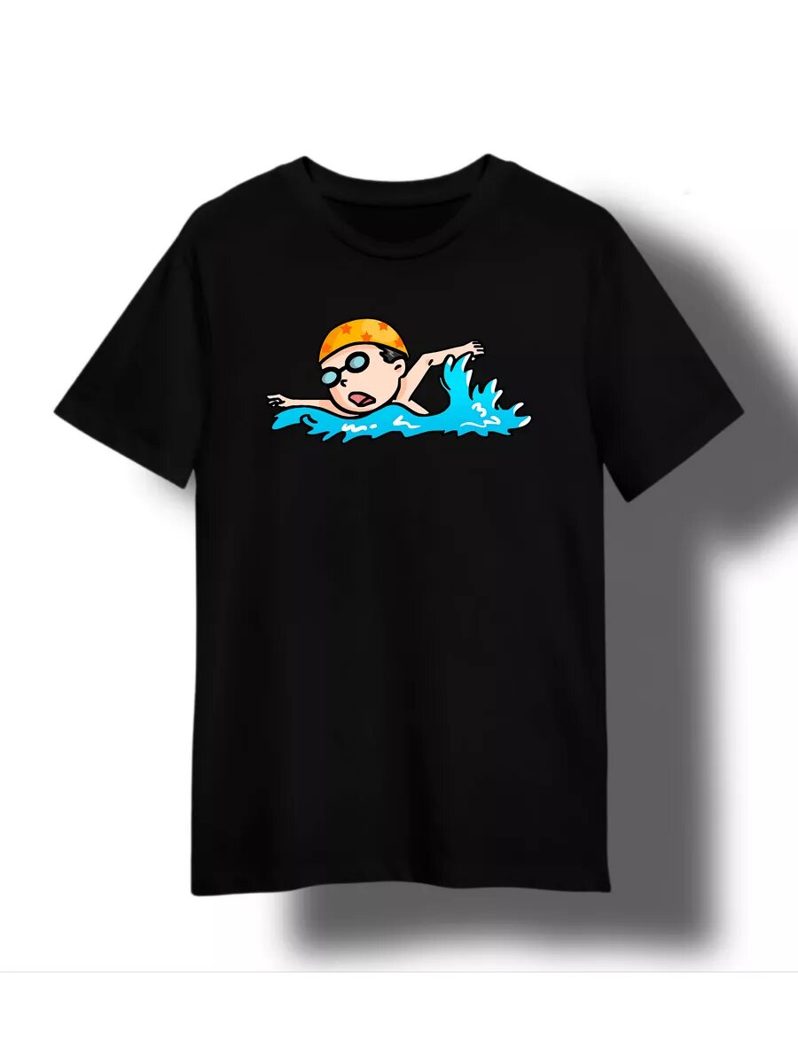Футболка пловец swimming