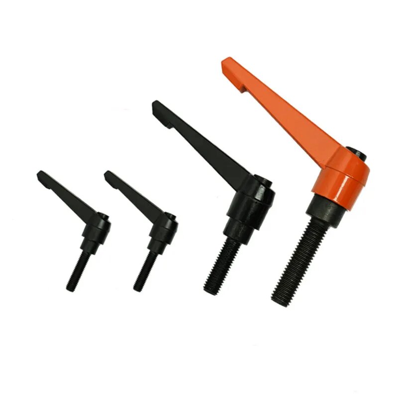 Регулируемая ручка с внешней резьбой, зажимные ручки, металлическая ручка с резьбой, машинные инструменты, диаметр M4-M16, длина 10-100 мм