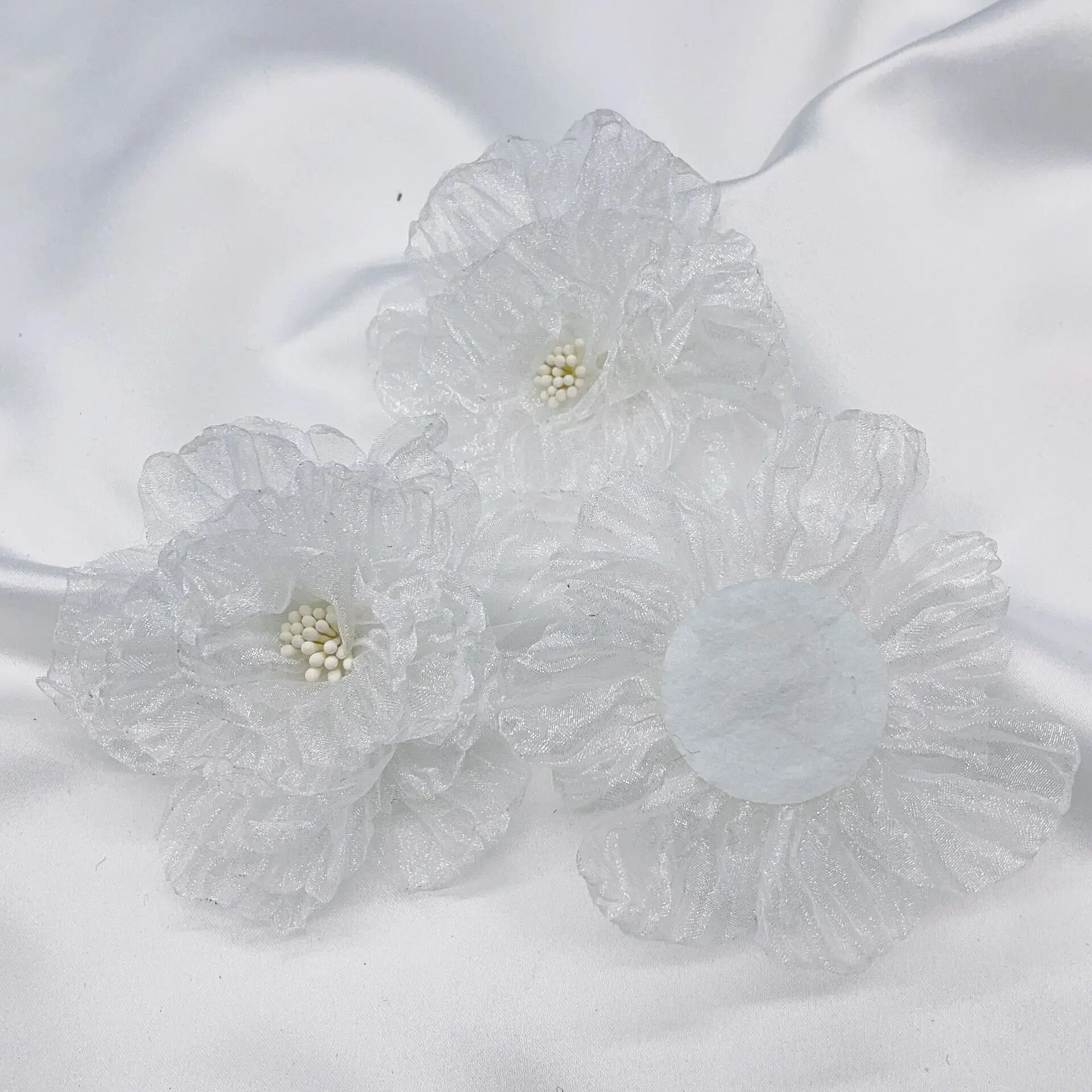 1 шт, 9 см, марлевая ткань, цветок, искусственные цветы, голова, цветок из органзы, броши «сделай сам», обувь, шапки, свадебное платье, украшение одежды