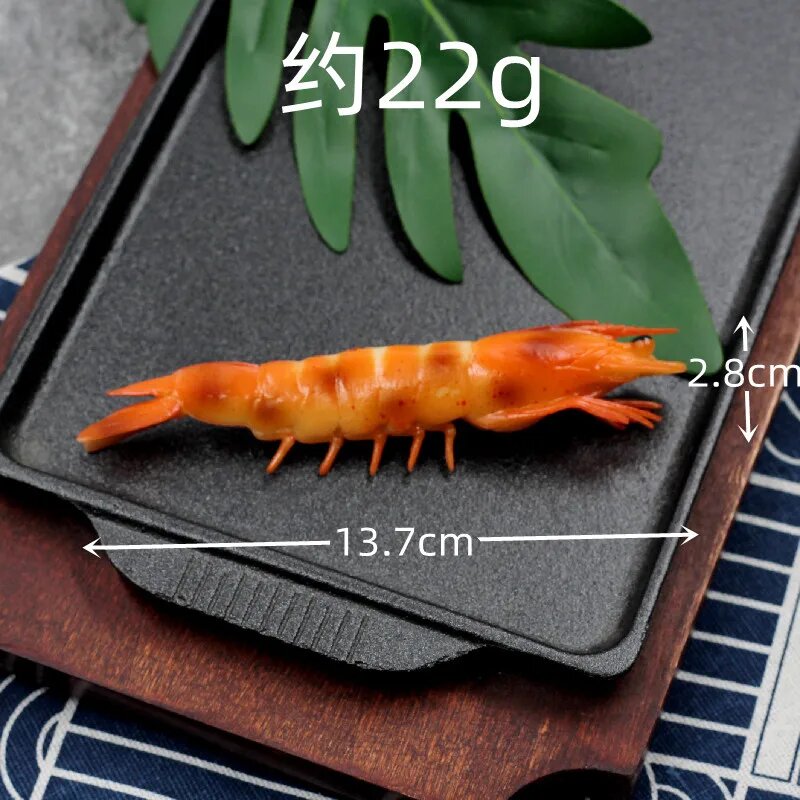 Имитация жареной рыбы из ПВХ 2